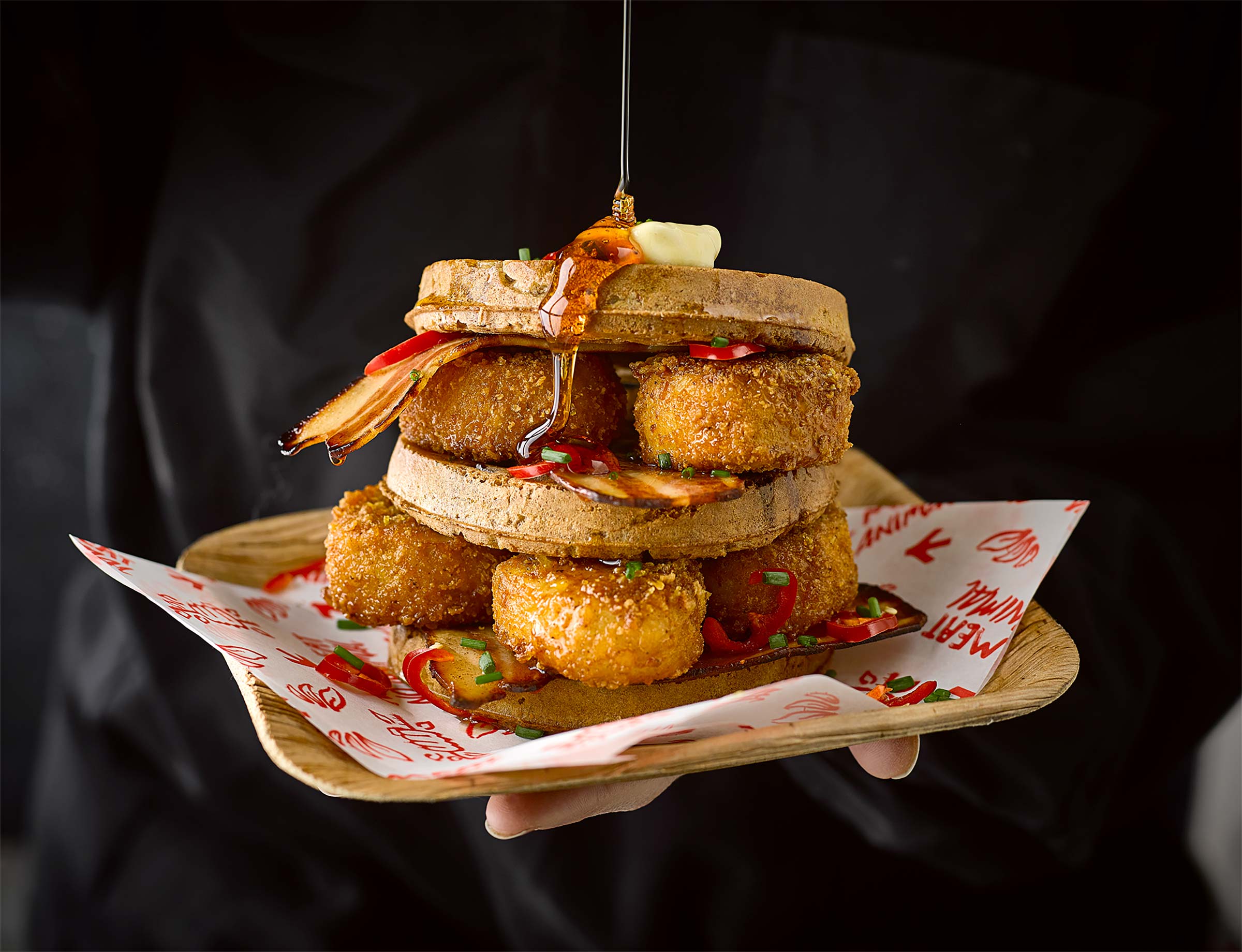 Chick*n & Waffle Stack – VFC